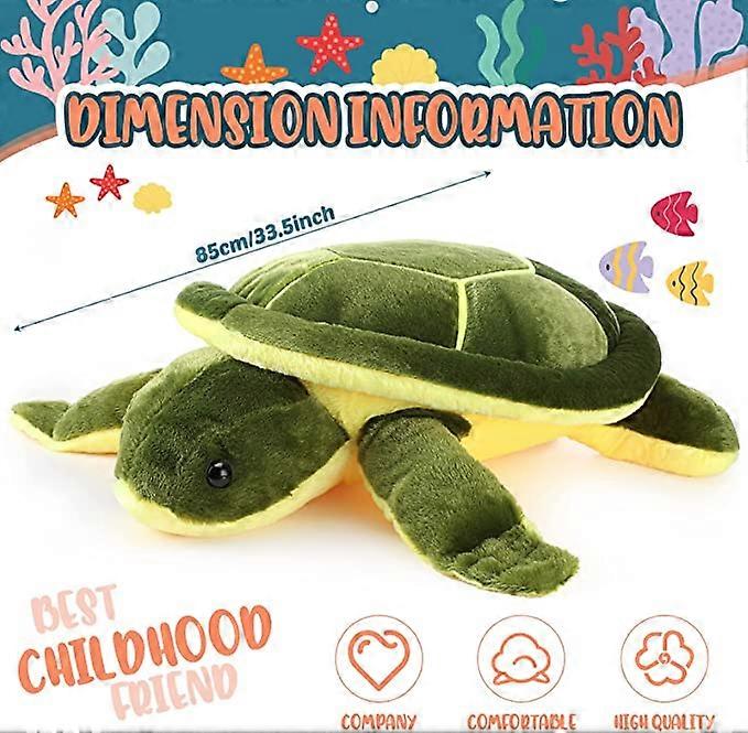 Large Stuffed Turtle Soft Plush Sea Turtle Stuffed Animals Giant Plush ...