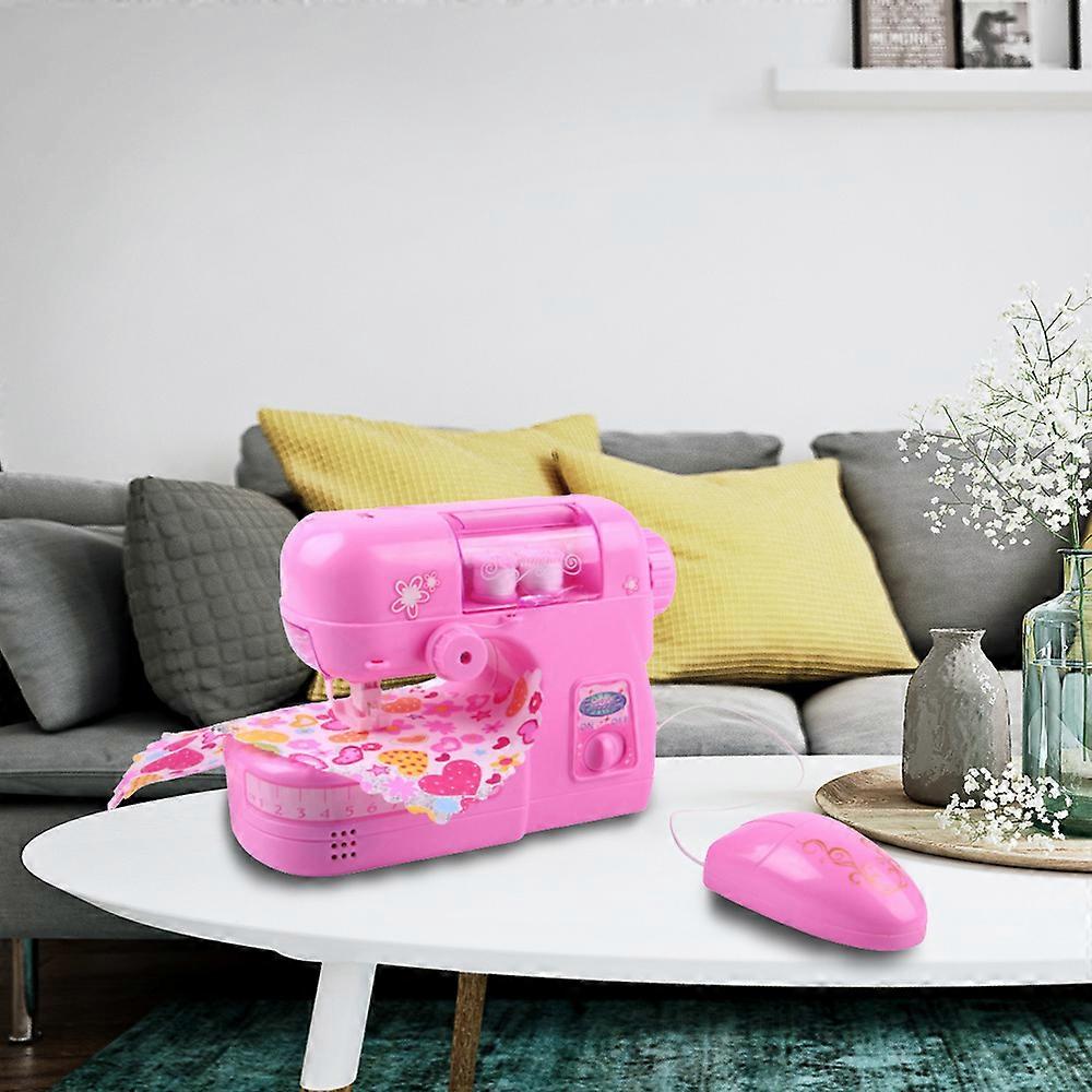Mini Sewing Machine Toy Set for Kids Girls with Accessories, Battery ...