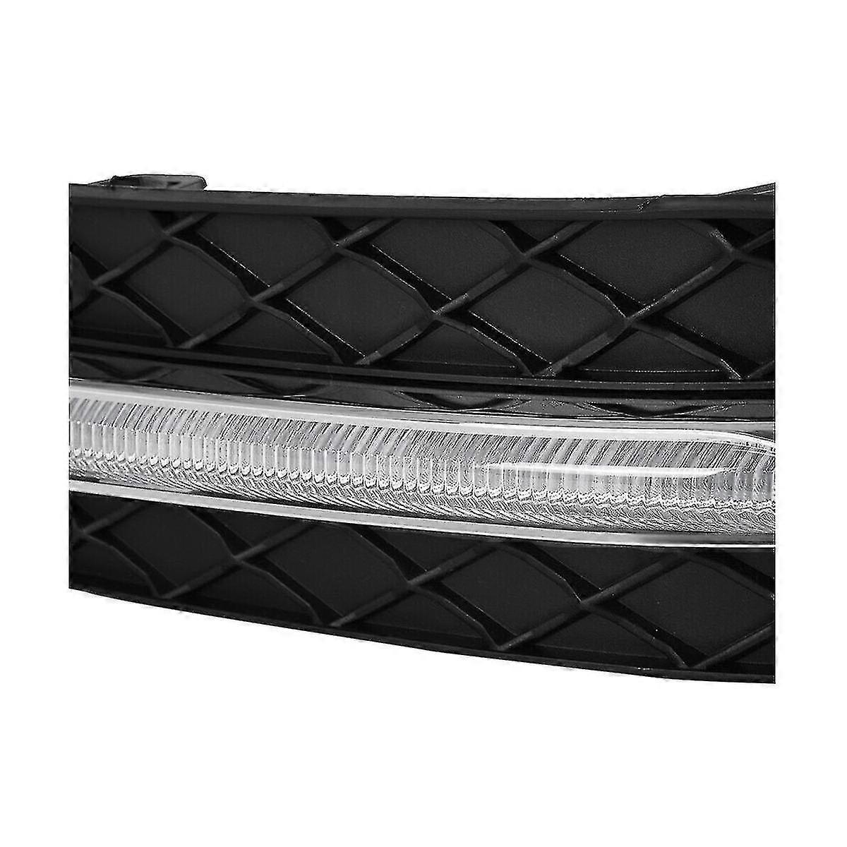 Pair Led Drl Daytime Running Lights Fog Light Lamp Fit For C-class W204 ...