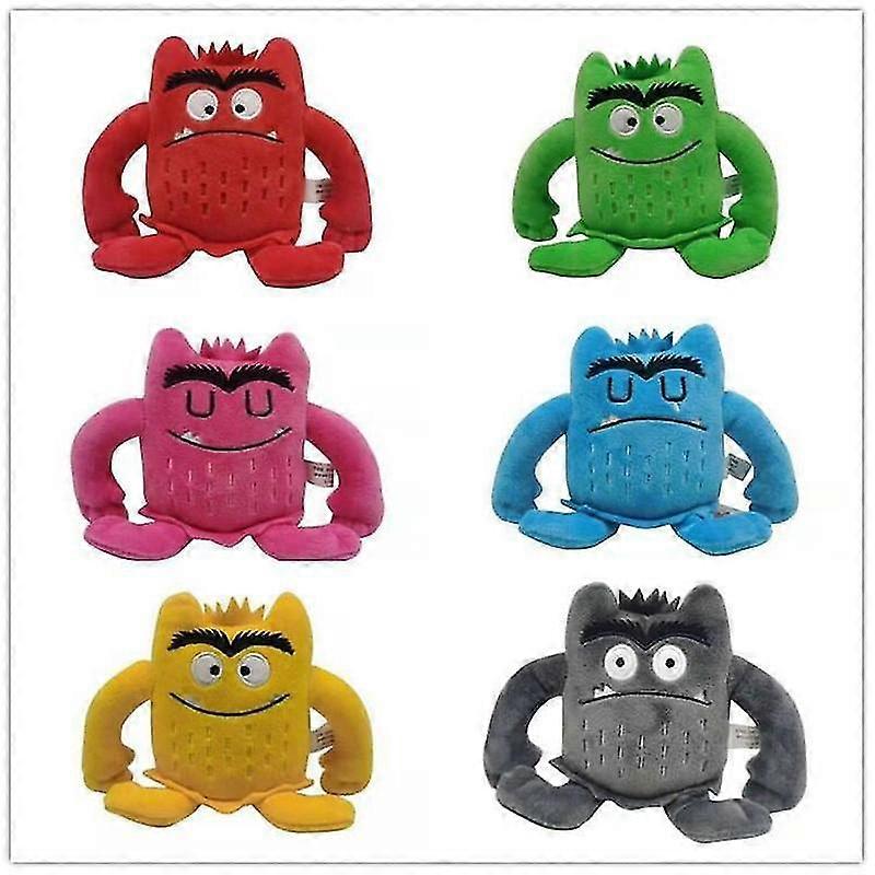 15cm The Color Monster Emotion Plush Toys Baby Appease Emotion Plushie ...