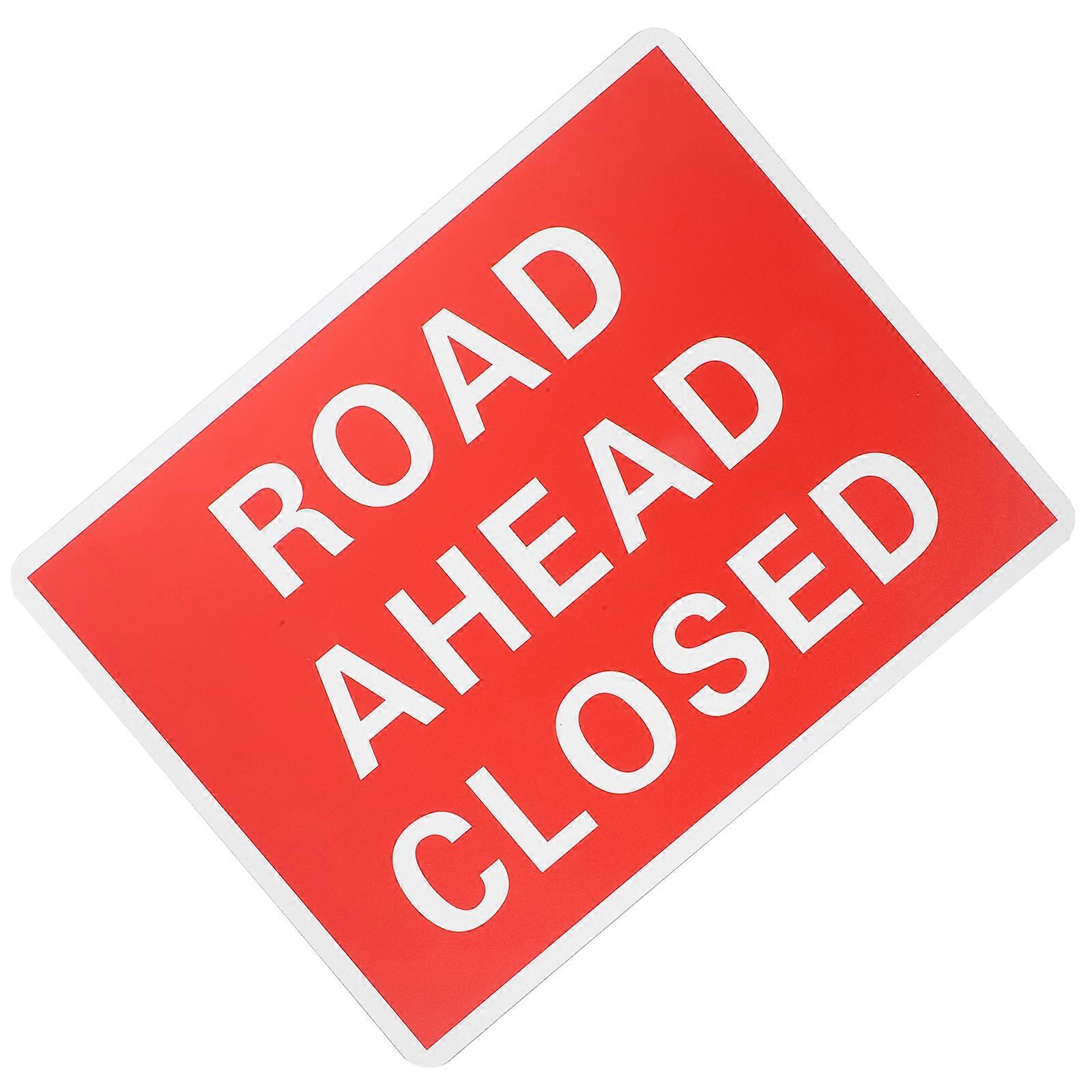 Road Closed Sign Weatherproof Traffic Warming Sign Driveway No Road ...