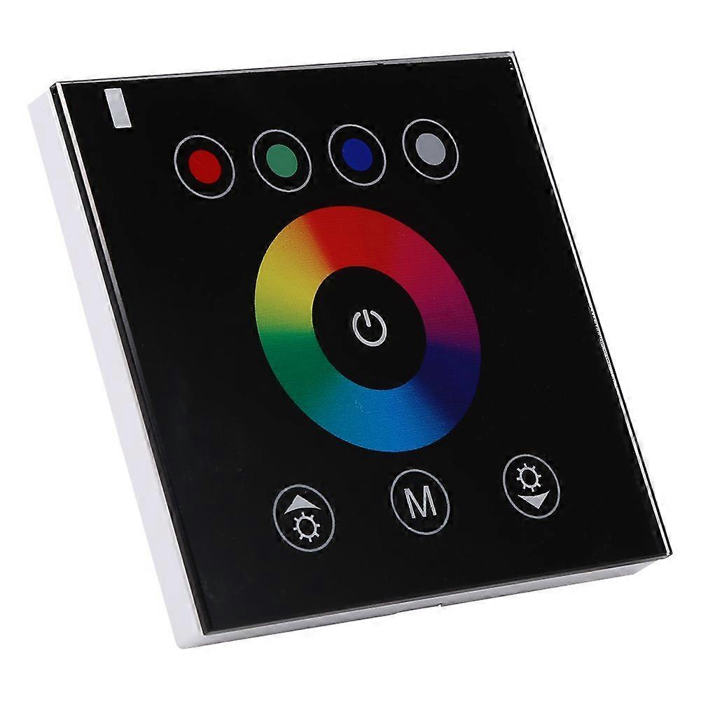 12-24V 4 Channels RGBW LED Light Controller Dimmer Wall-mounted Touch ...