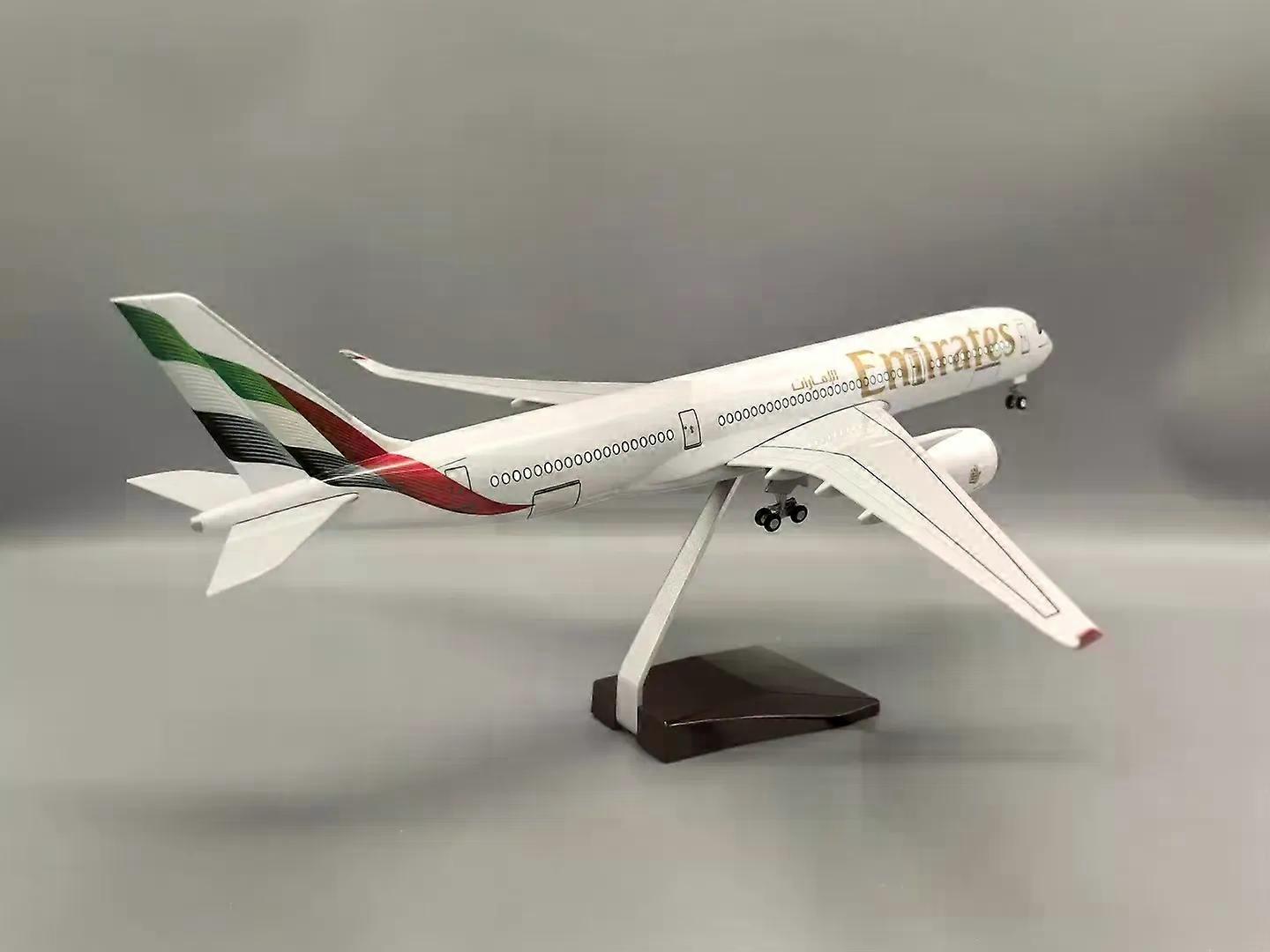 Model Airplane 47CM Scale Airplane Airbus A350 Emirates Airline Plane ...