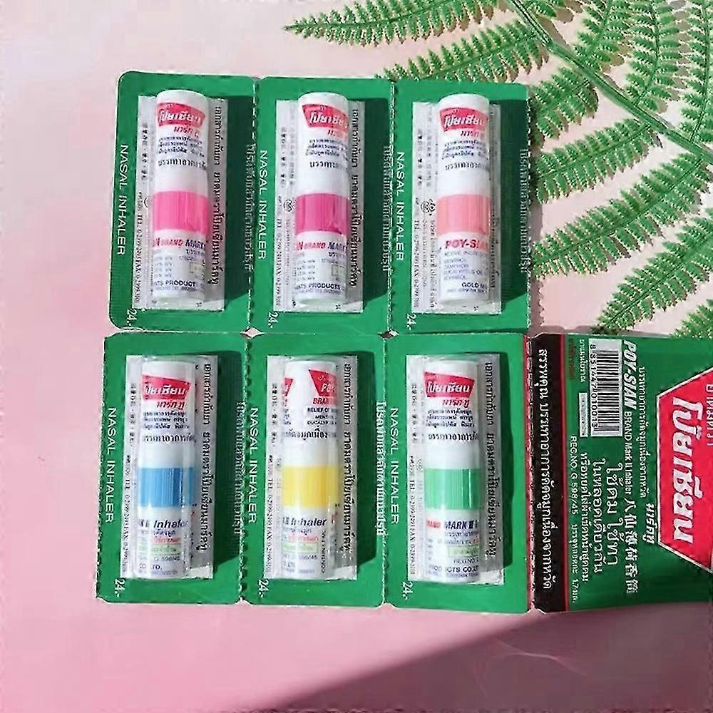 Thailand Eight Immortal Tubes Nose Refreshing Brain Bar Mint Tube Mint ...