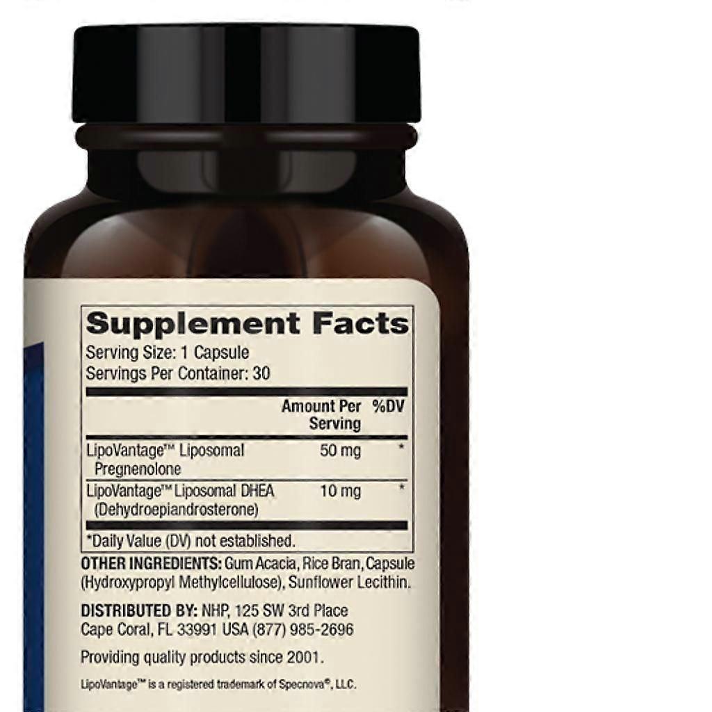 Dr. Mercola Liposomal Pregnenolone plus DHEA Capsules 30 | Fruugo AU