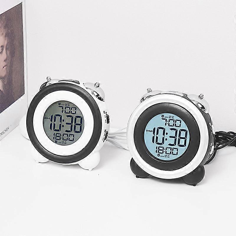 Super Loud Vibration Alarm Clock With Vibrator Multi-Functional Dual ...