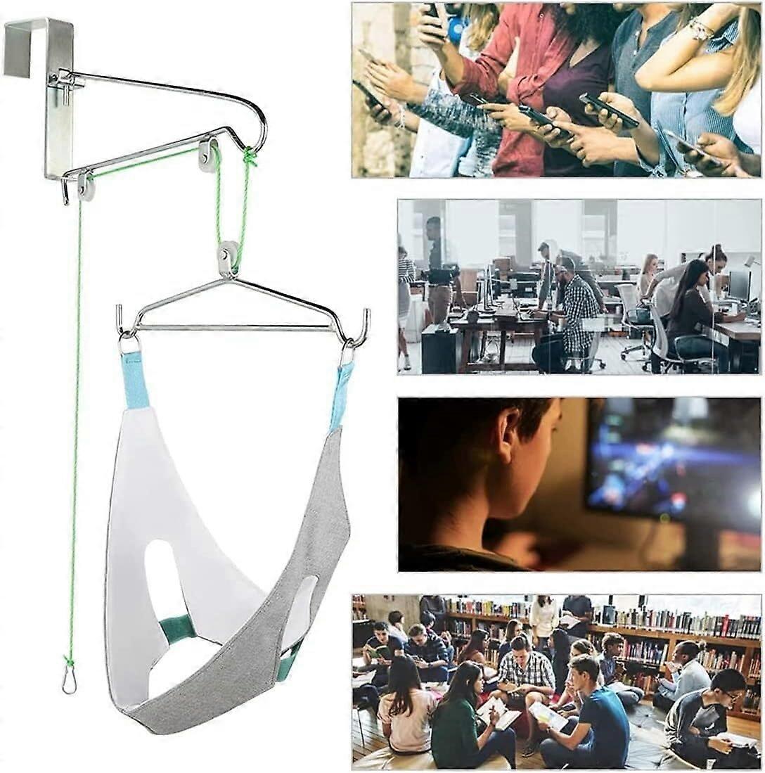 Hanging Neck Traction Device for Cervical Correction, Adjustable Neck ...
