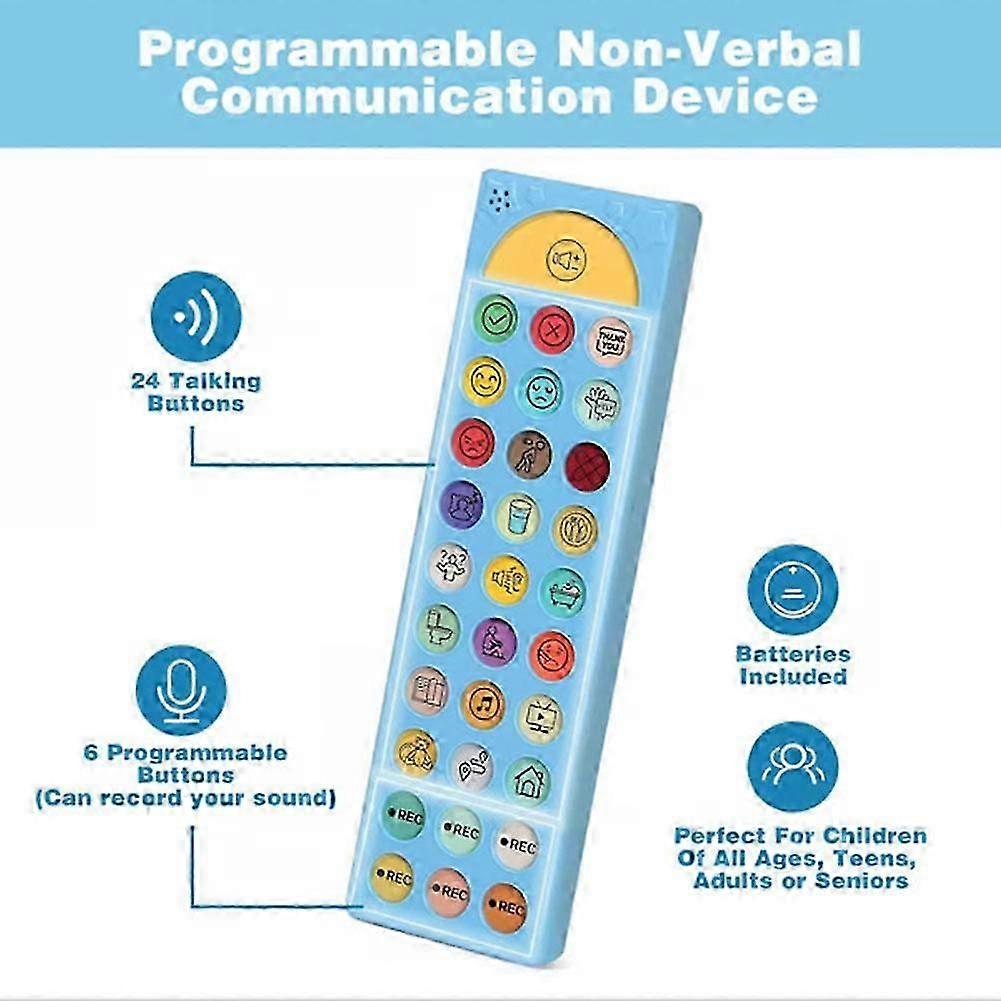 AAC Device for Autism - 6 Programmable Buttons, Adjustable Volume ...