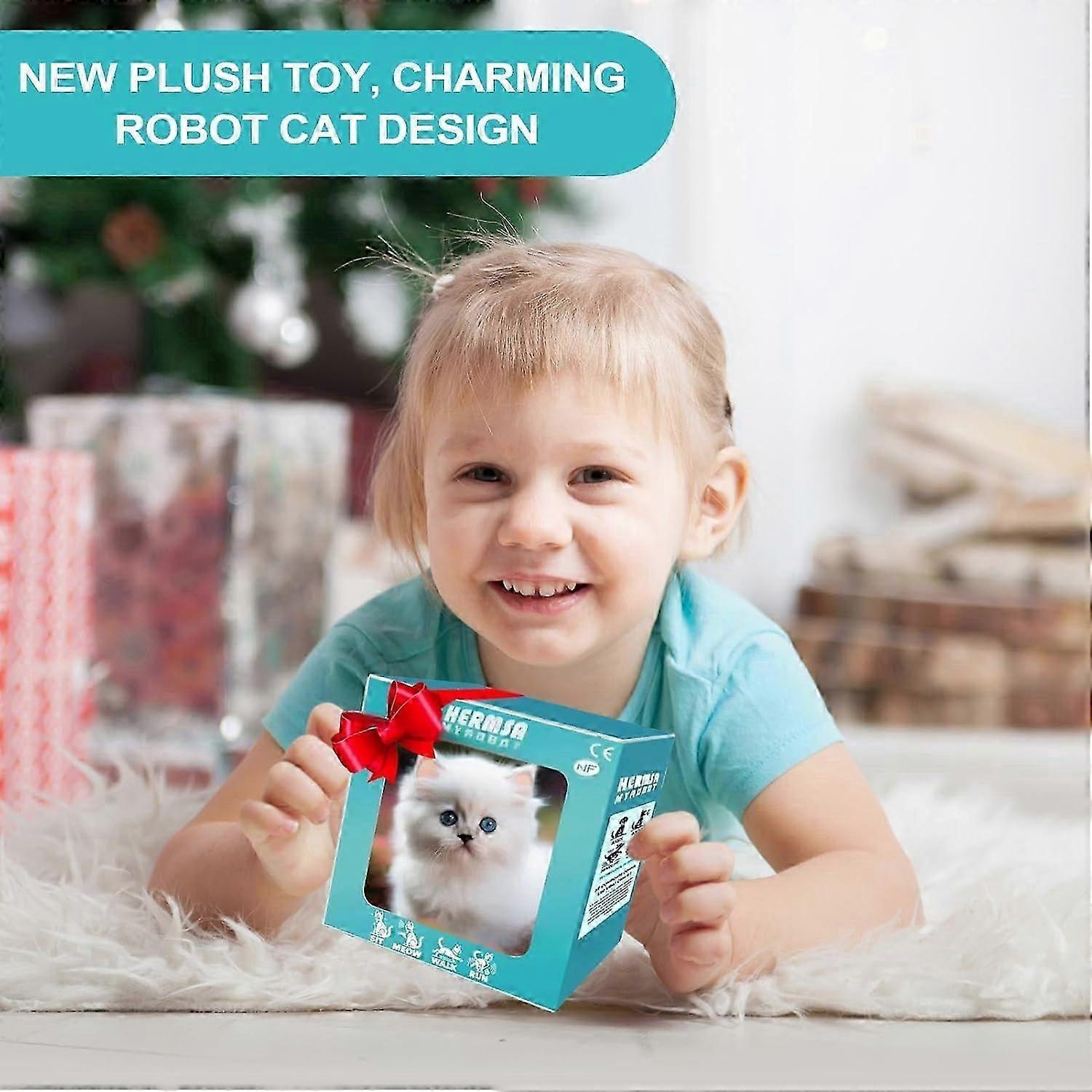 My realistic robotic cat, AI robotic cat, interactive fabric robotic ...