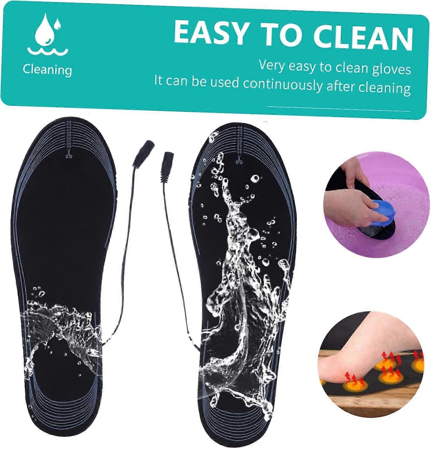 USB Heated Soles, Washable Heated Insoles, Heated Shoe Insoles for ...
