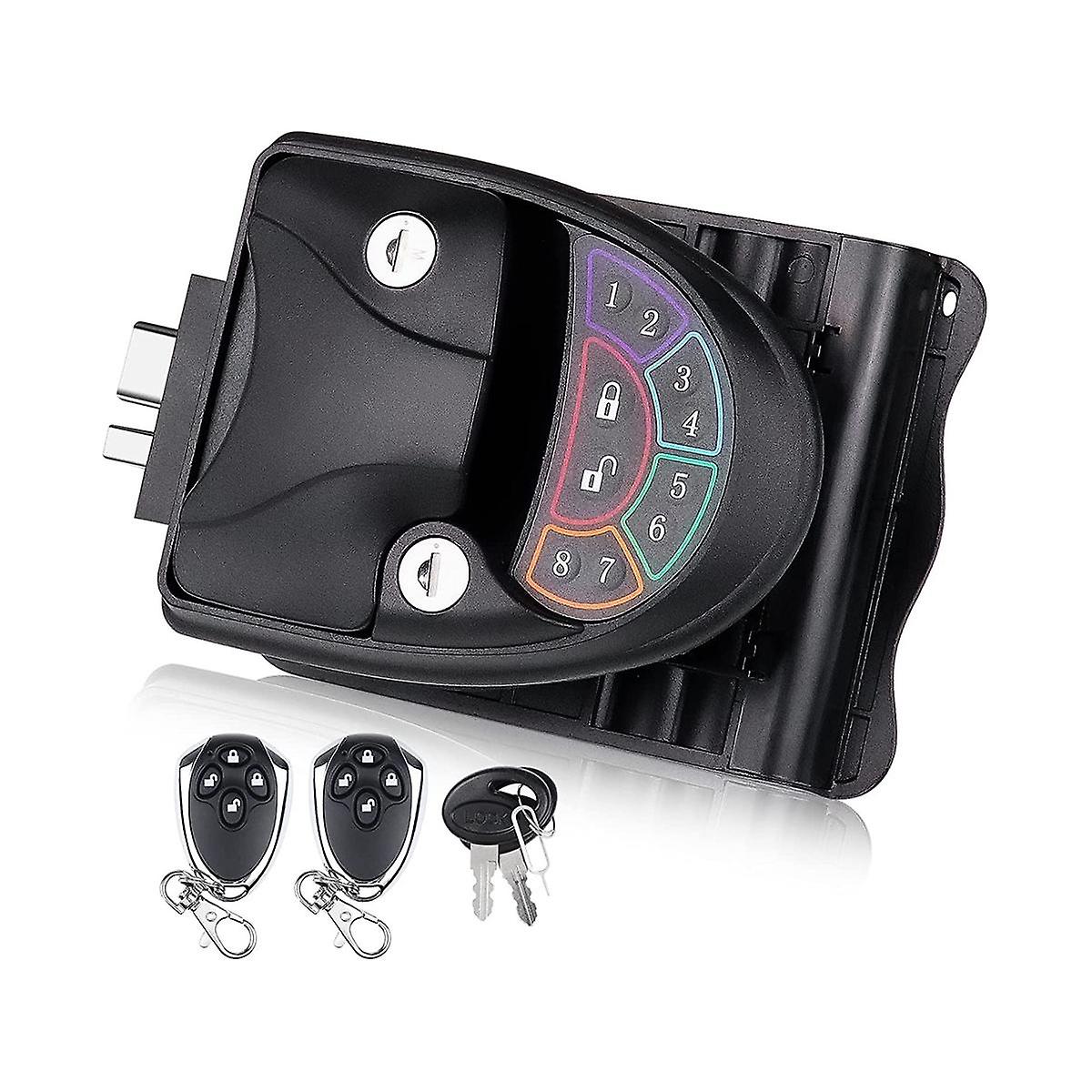 Upgraded RV Door Lock Keyless Entry, RV Lock with Key and Remote for ...
