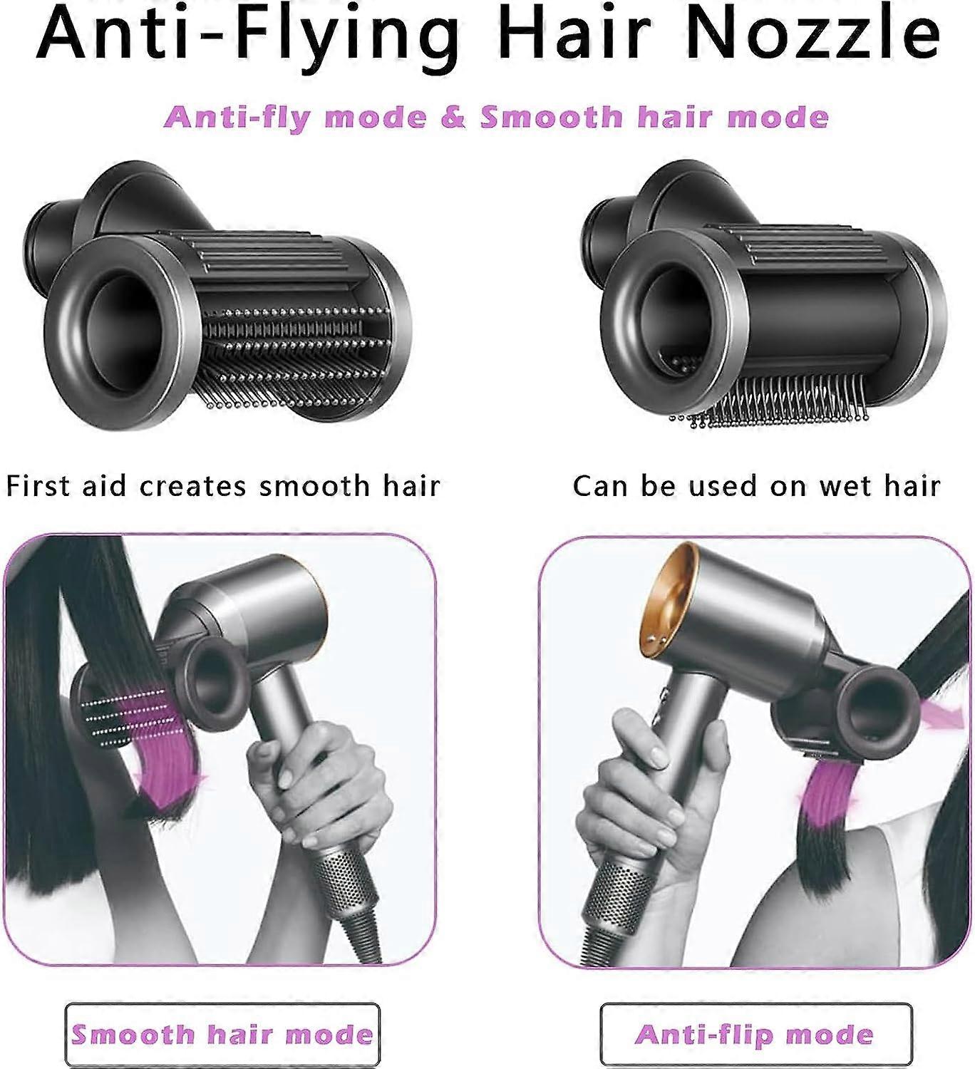 Anti-fly attachment nozzle wide tooth comb 2-in-1 function suitable for ...