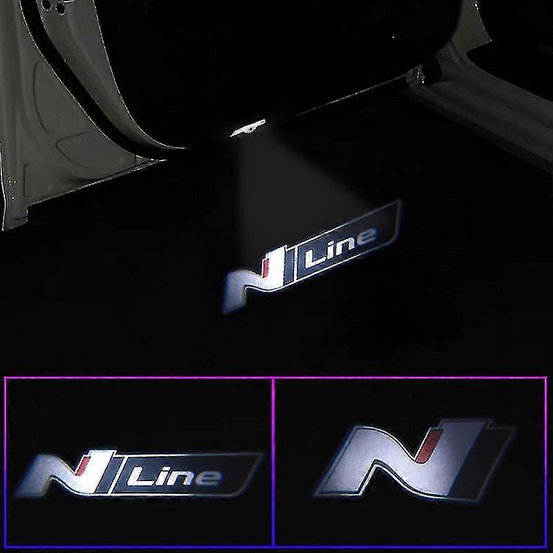 Universal Wireless Car Door Led Projector Lights Welcome Lights N Logo ...