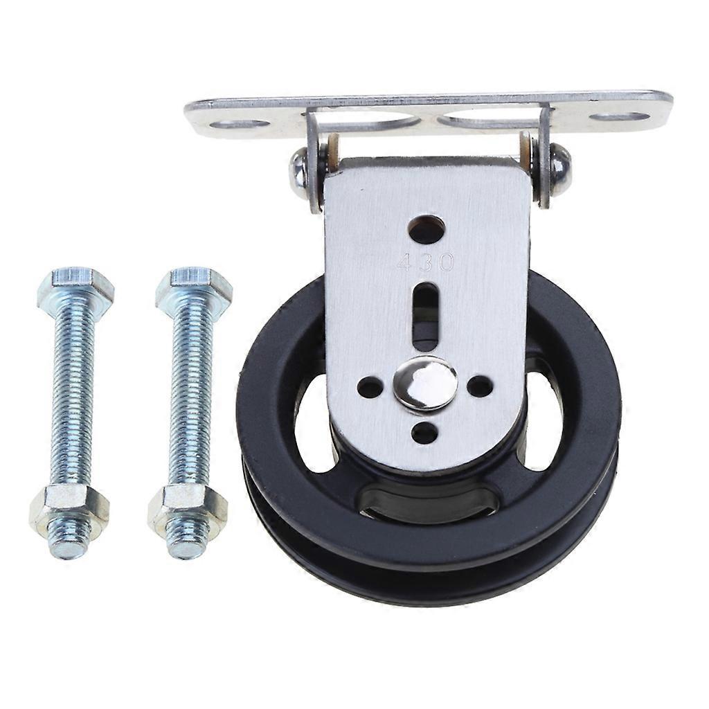 Wall Mount Homes Gym Rotating Mute Pulley DIY Gym Pulley System Easy to ...