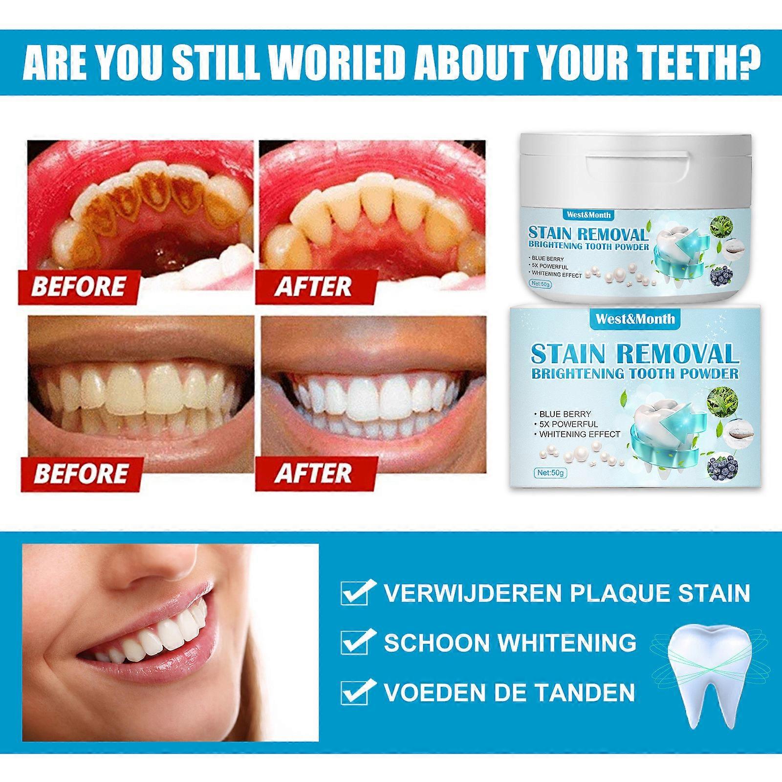 Blueberry Bicarbonate Of Bicarb Tooth Powder Pearl And Clear Fresh ...