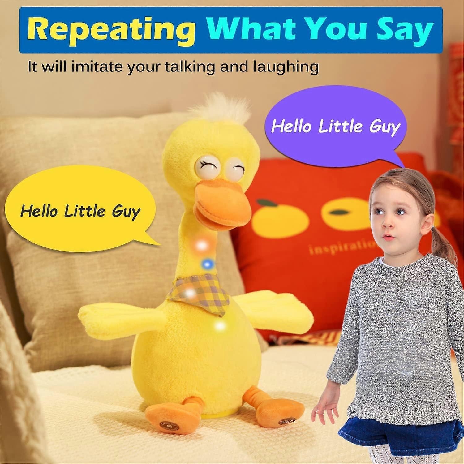 13" Talking Dancing Duck, Repeating What You Say Mimicking Recording ...