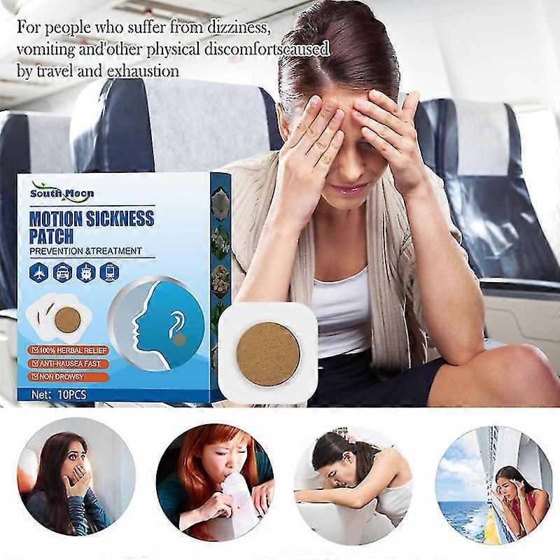 10pcs/box Seasickness Plaster Multifunctional Safe Non Woven Fabric ...
