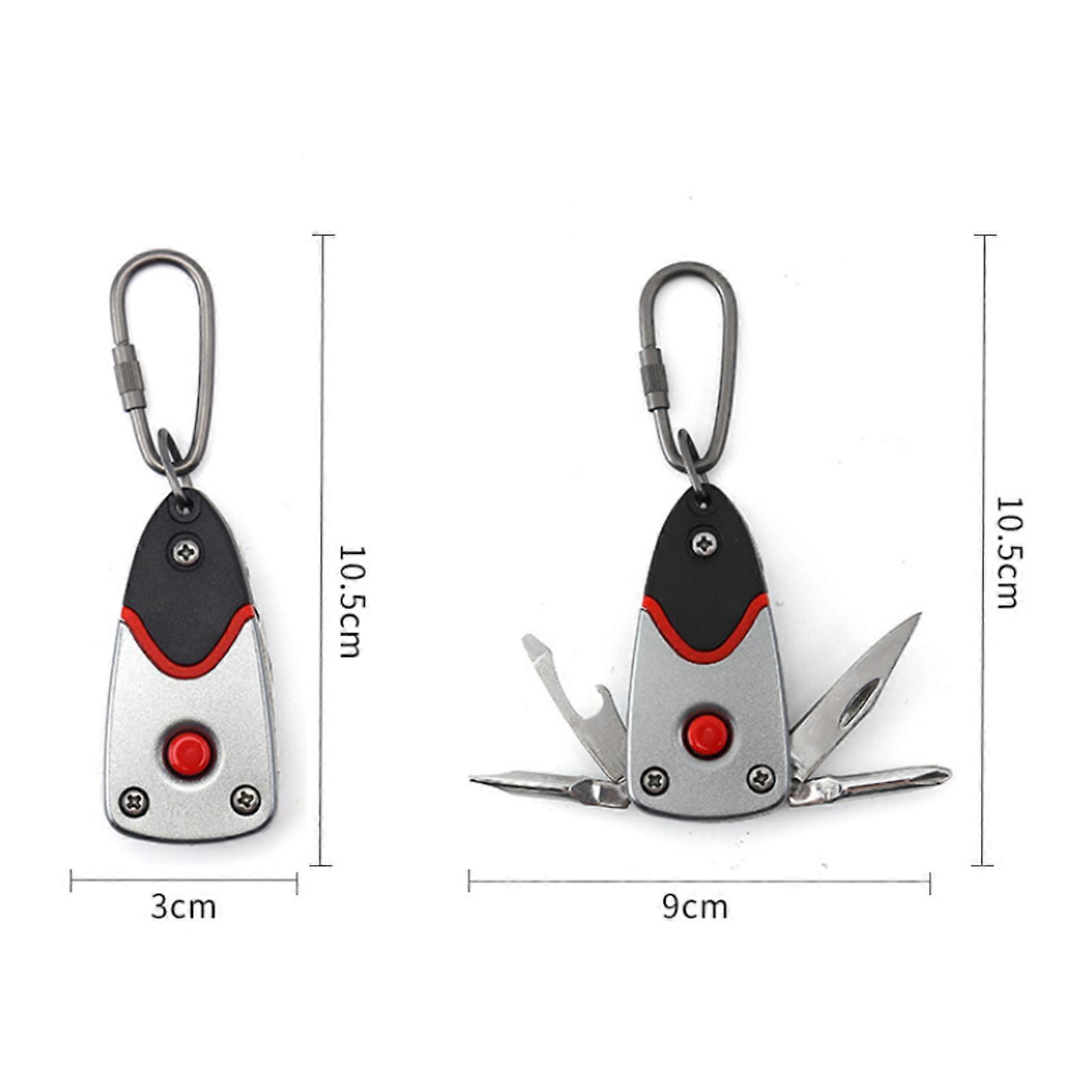 Stainless Steel Mini Multitool Keychain Shape Portable Multitool for ...