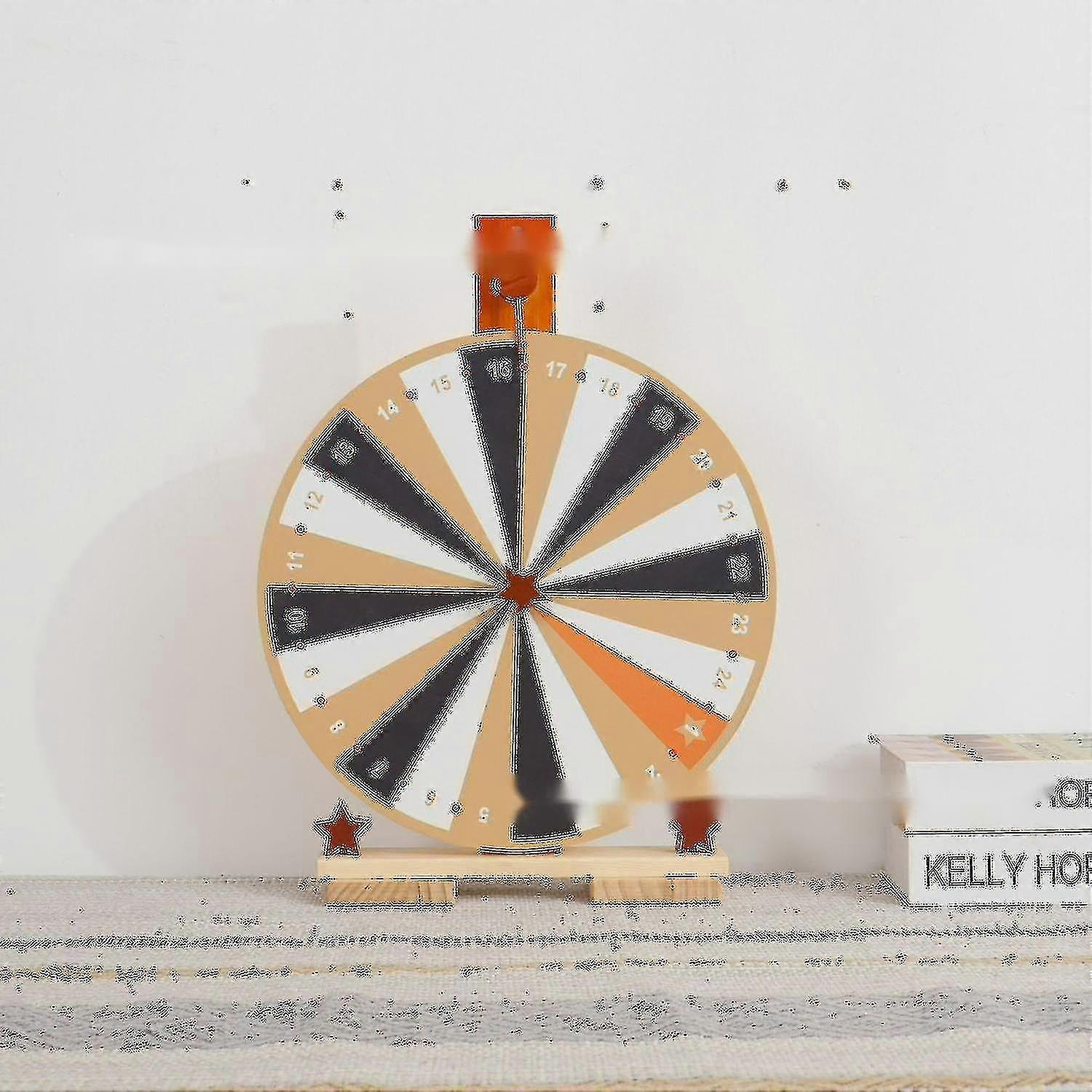 Wooden Spinner Prize Wheel, 24 Slot Prize Spinner, Wheel Of Fortune ...