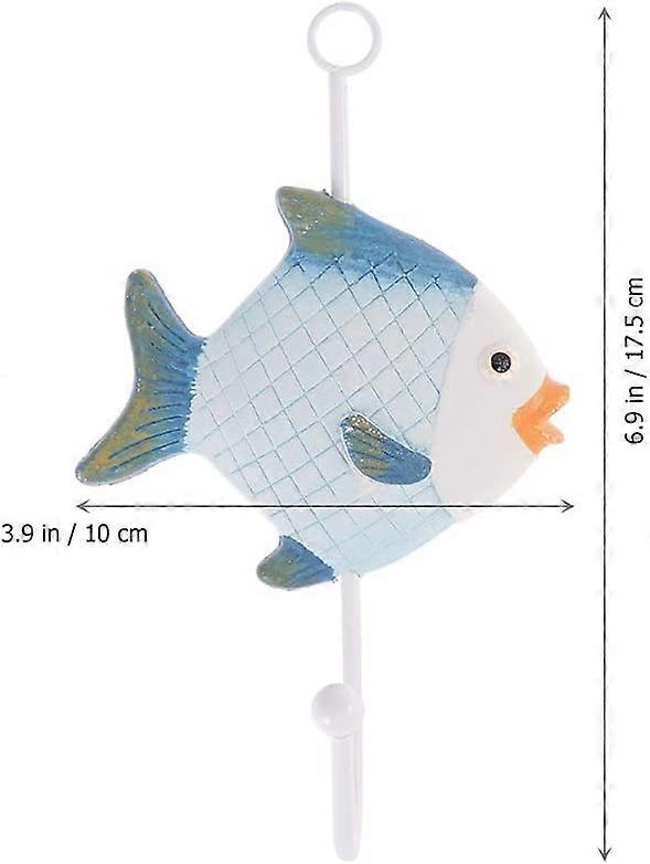 Pieces Nautical Wall Hooks Fish Shell Shape Coat Rack Wall Hook Kitchen ...