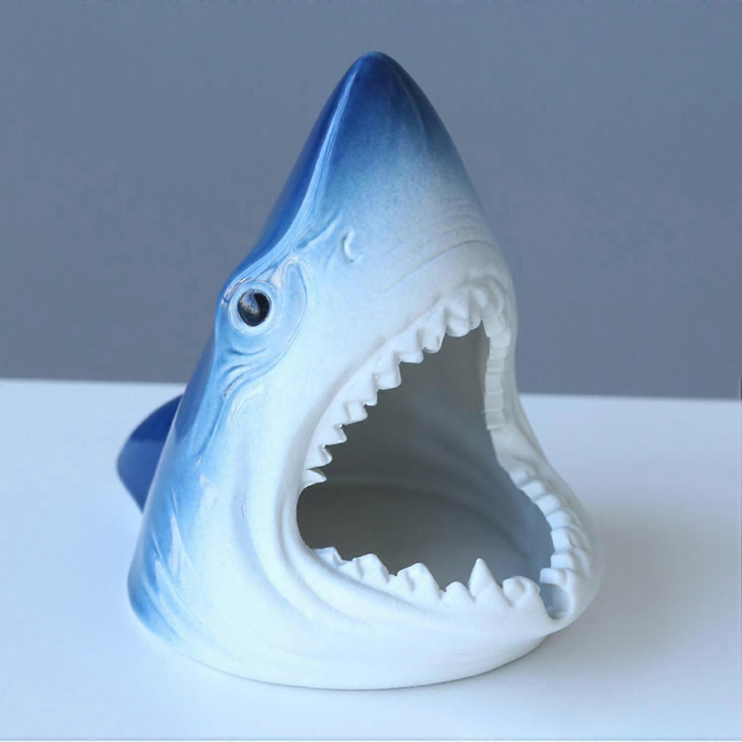 Ash Tray Shark Shape Animal Model Multi-purpose Decorative Cute Ash ...