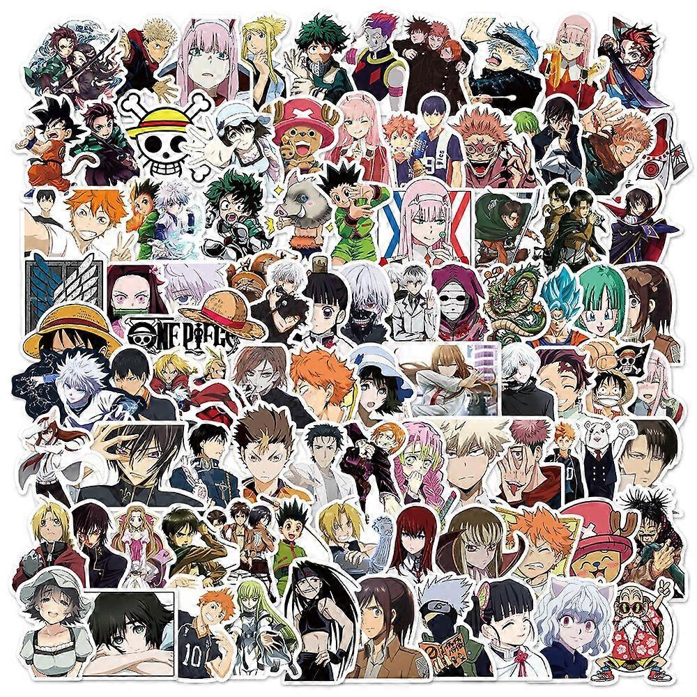 100Pcs Anime Stickers Mixed Pack Anime Stickers Anime Sticker Pack ...