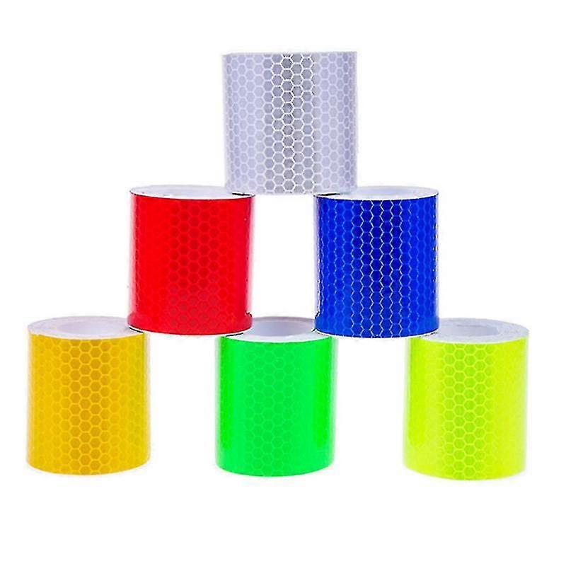5cm*3m Bike Body Reflective Safety Stickers Reflective Safety Warning ...