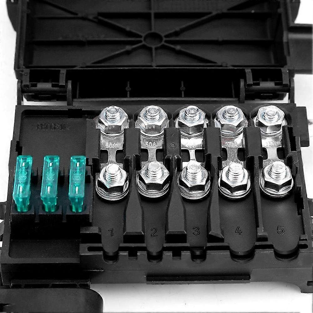 Car Fuse Box, Battery Fuse Box Car Fuse Holder Terminal for Je-tta Go ...