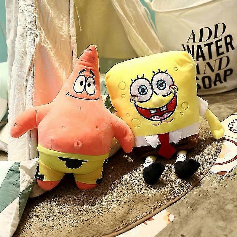 Kawaii Sponge Doll Plush Toy Big Size Cartoon Cute Starfish Stuffed ...