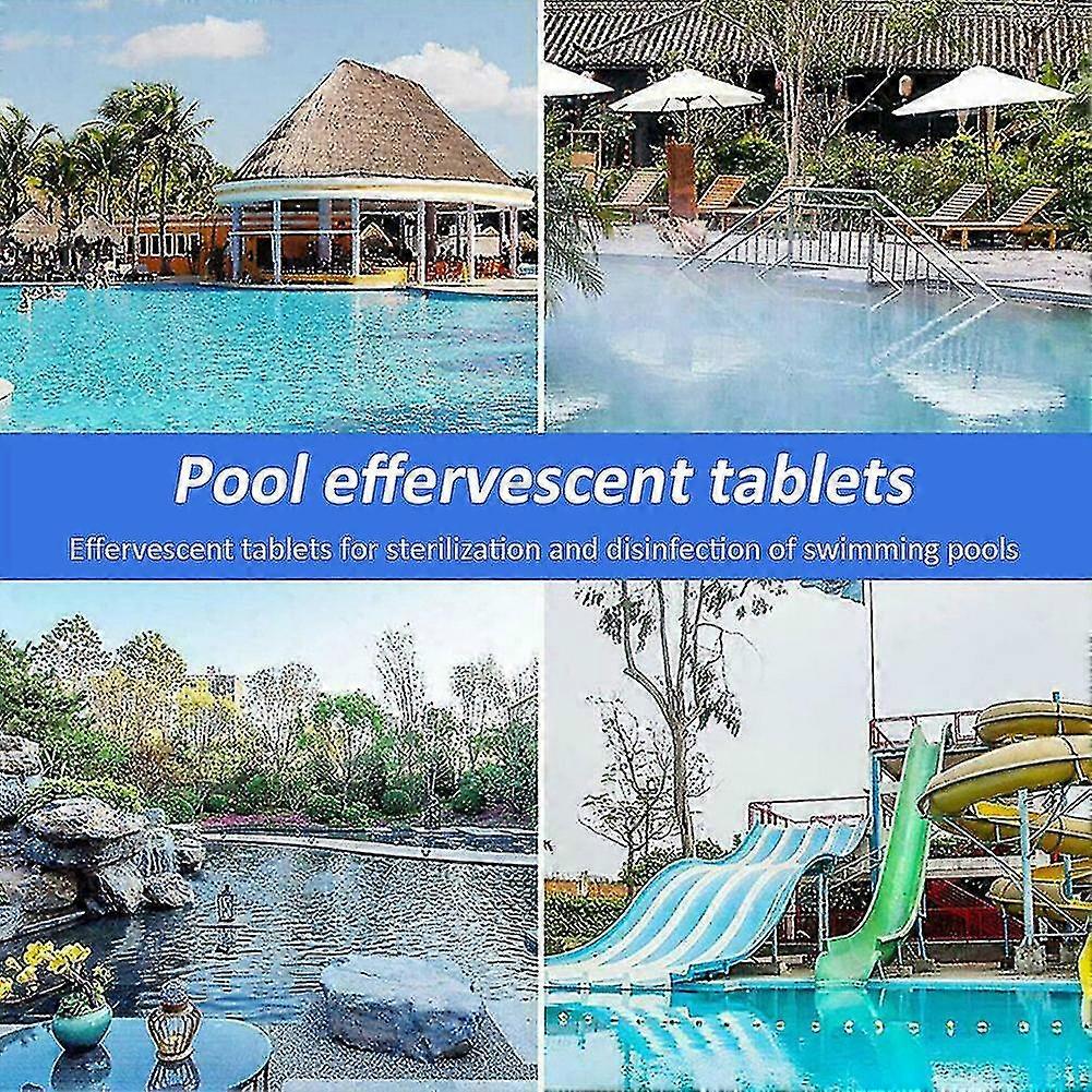 Chlorine Tablets, Swimming Pool Maintenance Tablets, Long Lasting ...
