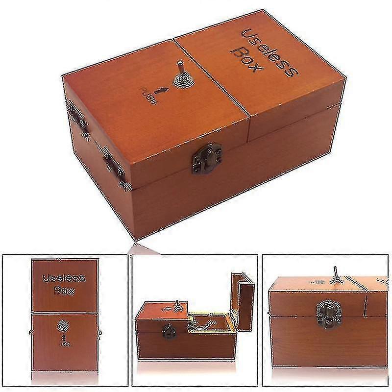 Electronic Useless Box Wooden Boy Girl Kid Interesting Pastime Machine ...