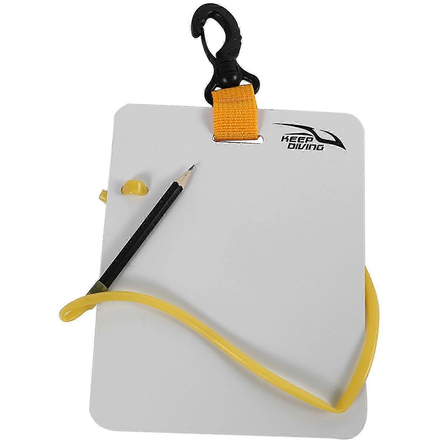 Underwater Writing Diving Wordpad Gear Board with Swivel Clip and ...