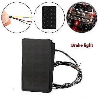 F1 Style 15 Led Rear 3rd Third Strobe Flashing Tail Brake Stop Light Universal Car Lights Signal ...