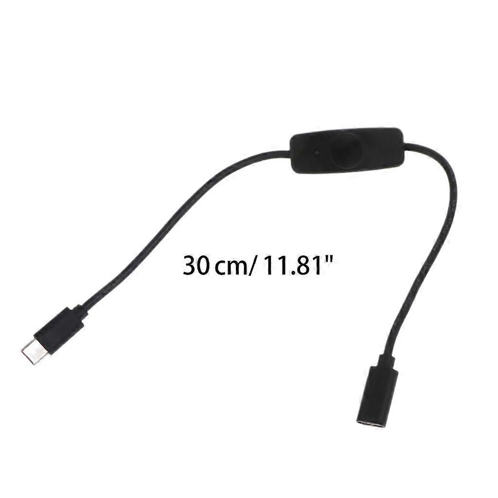 Power Switch Cable USB C Female & USB C Male forRaspberry Pi4B Power ...
