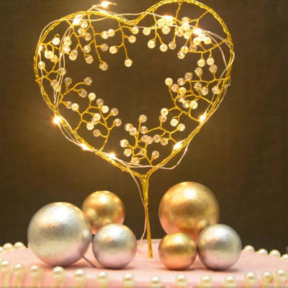 Heart Shaped Cake Toppers Theme Party Party Toppers Cake Decorations ...
