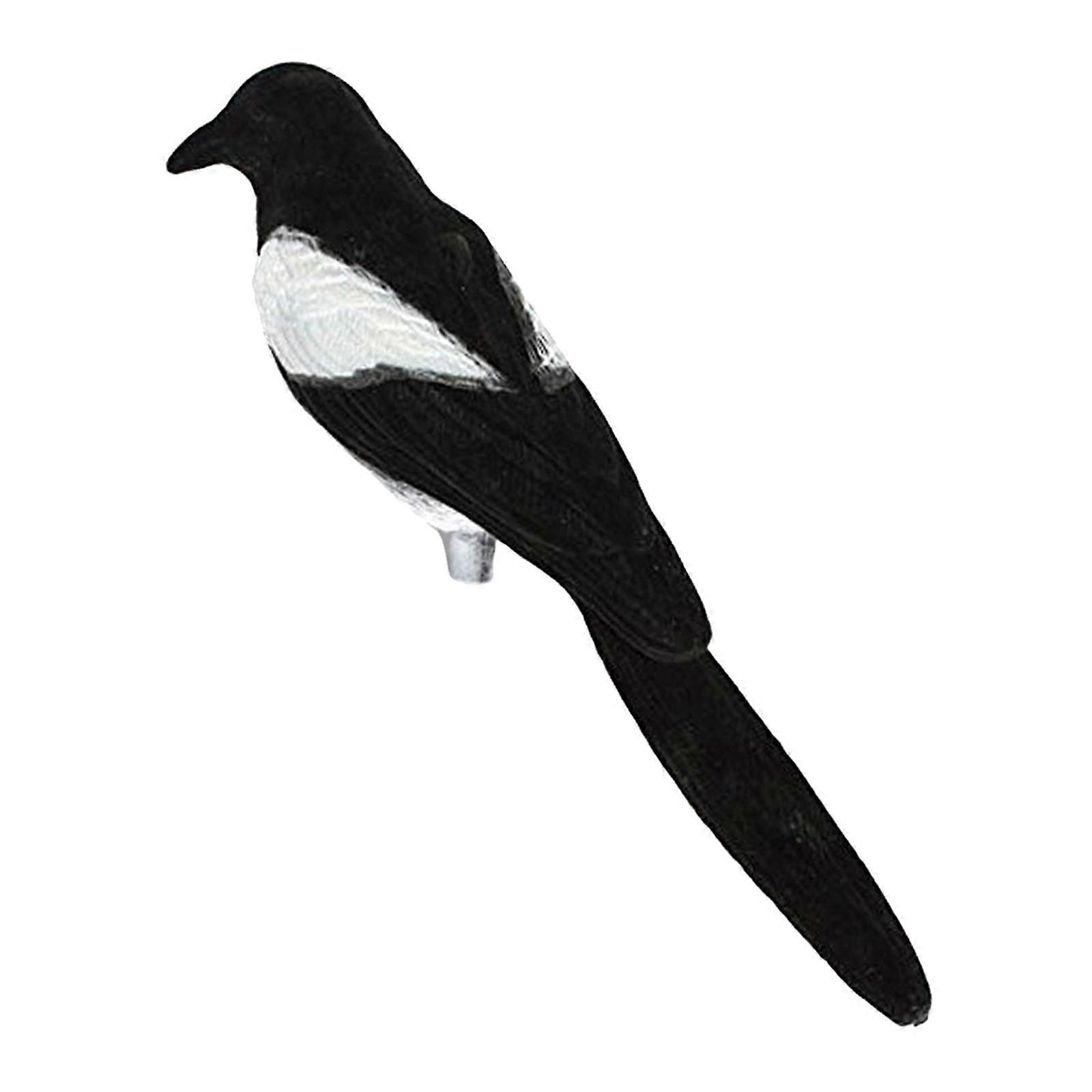 Black Magpie Decoy Hunting Bait Trap Pest Control Garden Scarer ...