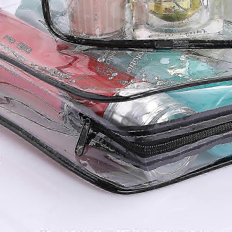 3-Pack TSA Approved Clear Liquid Bags for Air Travel | Leakproof ...