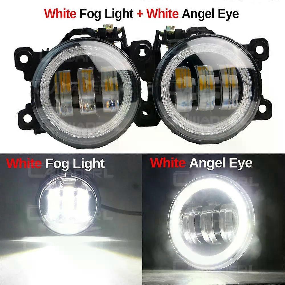 Applies to2 X 30W Car Canbus LED Fog Light Angel Eye Daylight DRL H11 For Suzuki Brezza Vitara ...