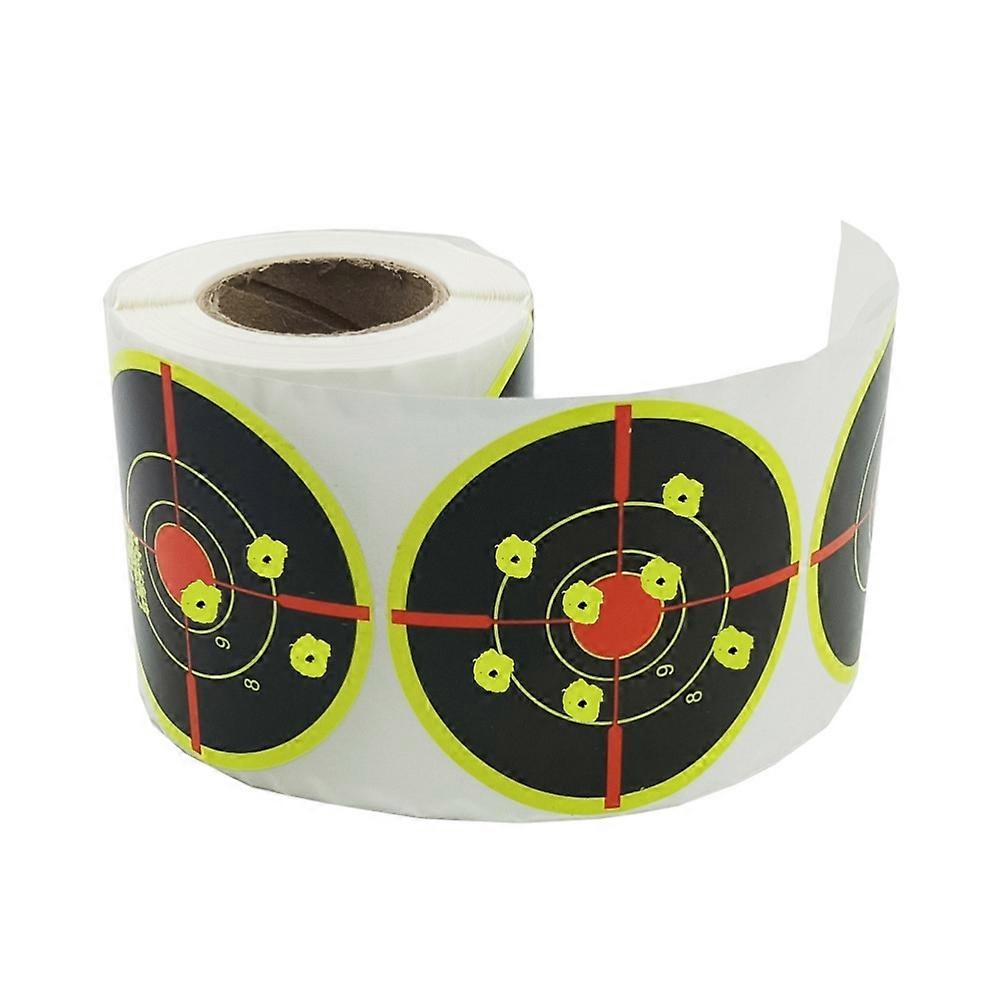 1 Roll 3 Inch 200Pcs Shooting Aim Pasters Round Self Adhesive Shooting ...