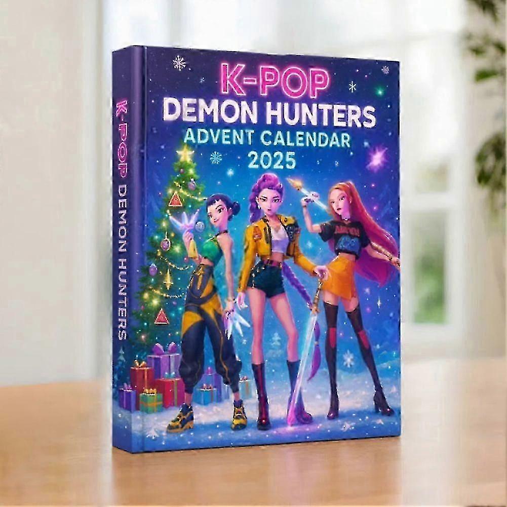 Kpop Demon Hunters Advent Calendar 2025 Collectible 2D Acrylic Pendant ...