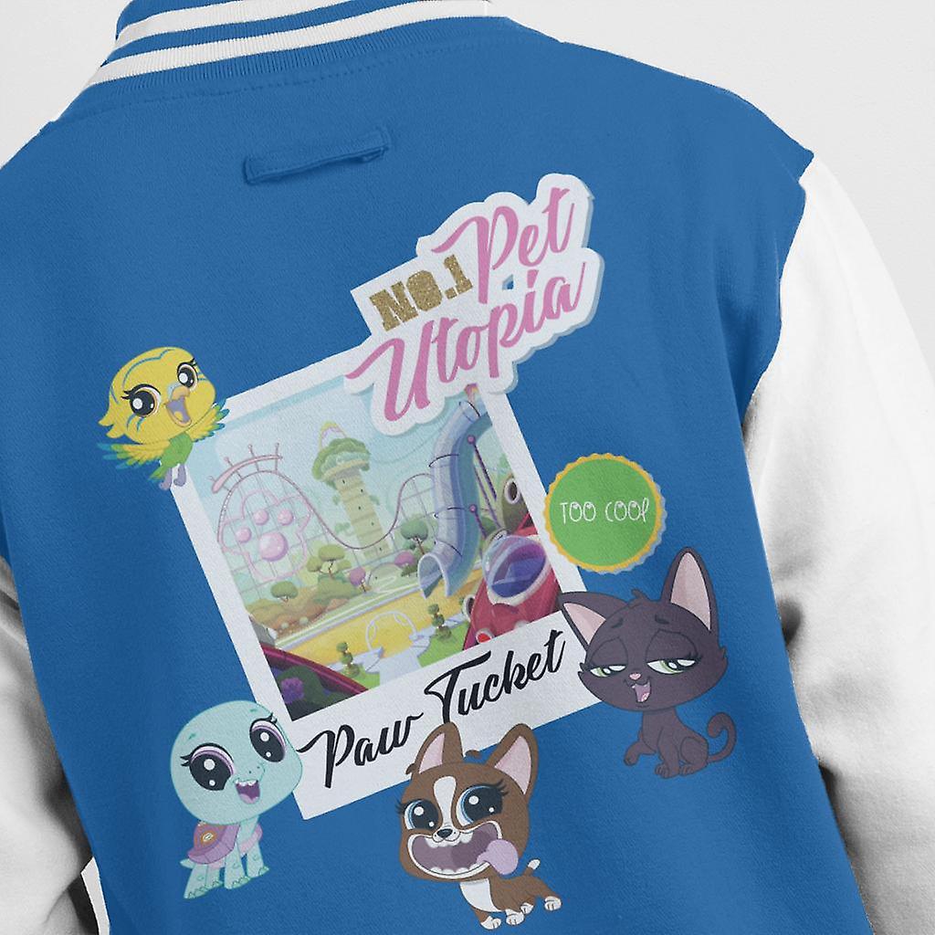 Littlest Pet Shop Paw Tucket Pet Utopia Kid's Varsity Jacket | Fruugo US
