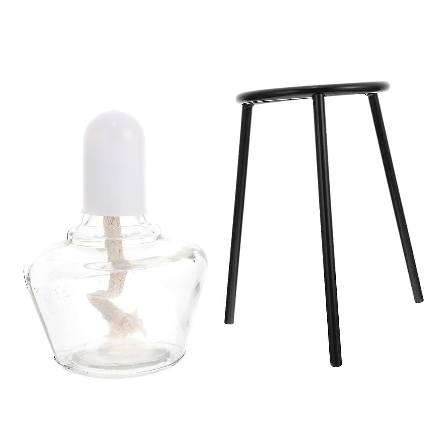 Laboratory Bunsen Burner Set - Mini Tripod, Glass, Alcohol Lamp ...