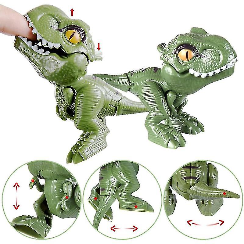 Finger Biting Dinosaur Toy Novelty Tyrannosaurus Rex Finger Puppets For ...