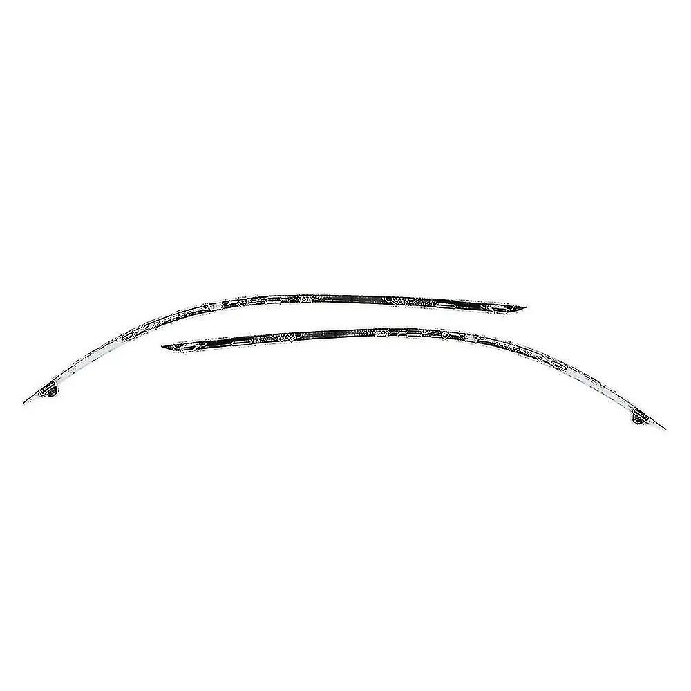 Pair Car Front Bumper Chrome Trim Molding For Mercedes-benz W204 C300 ...