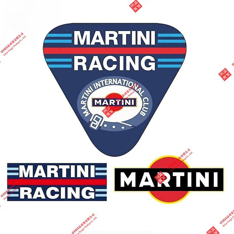 Creative Martini Sunscreen Signs Car Sticker Auto Motocross Racing Off ...