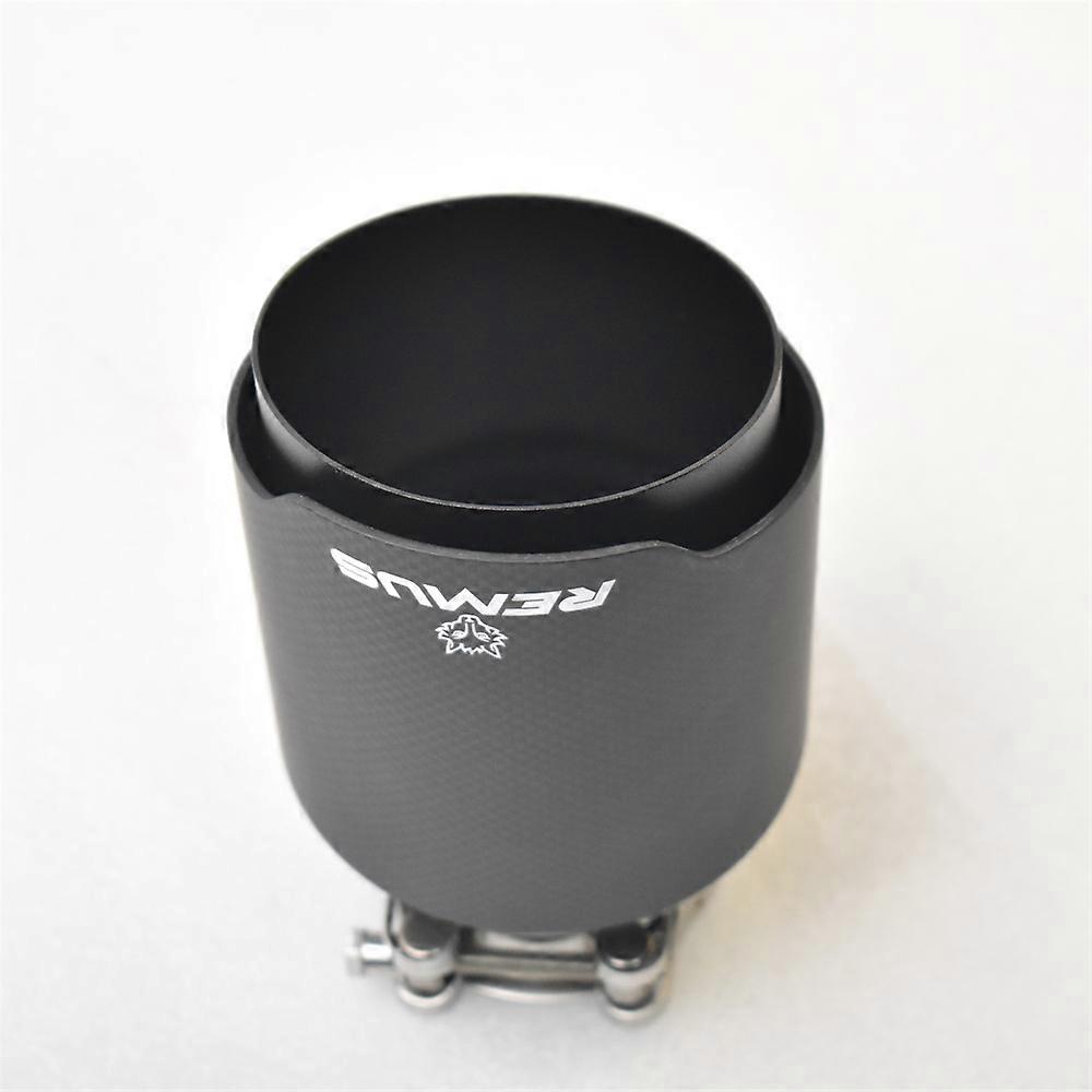 Matt Black Pipe Carbon Fiber REMUS FOR Stainless steel Universal ...