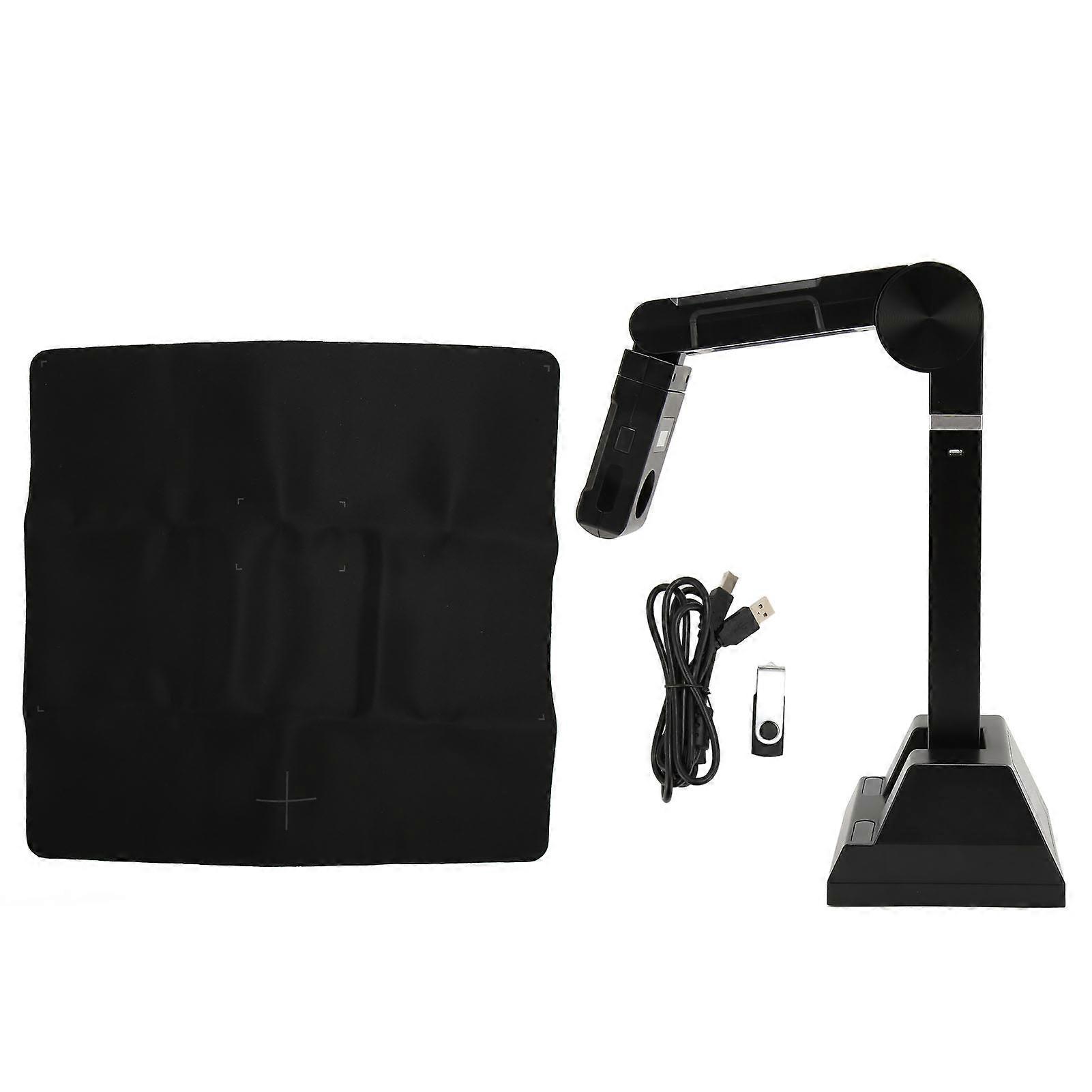 8MP Document Scanner Portable Accurate A3 A4 Format Black Versatile ...