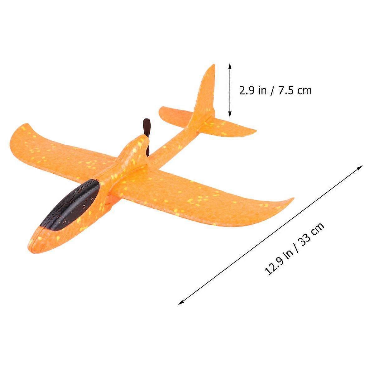DIY Aircraft Flying Toy Hand Throwing Plane Model USB Rechargeable ...