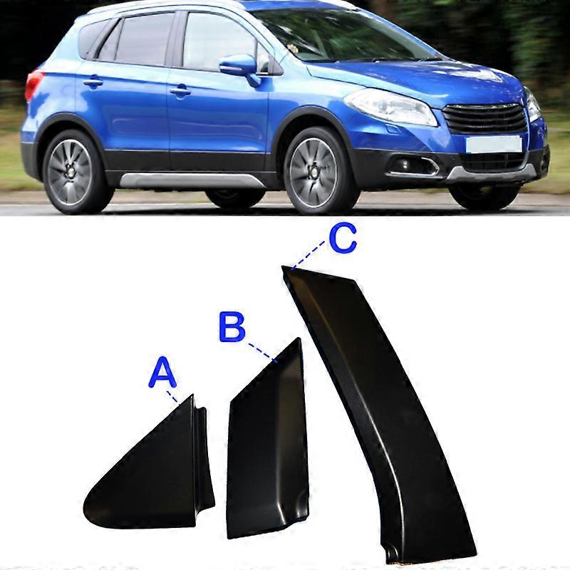 Car Front Rear Door Moulding Trim Panel Decoration Posts Cover Outer Pillar Garnish For Suzuki S ...