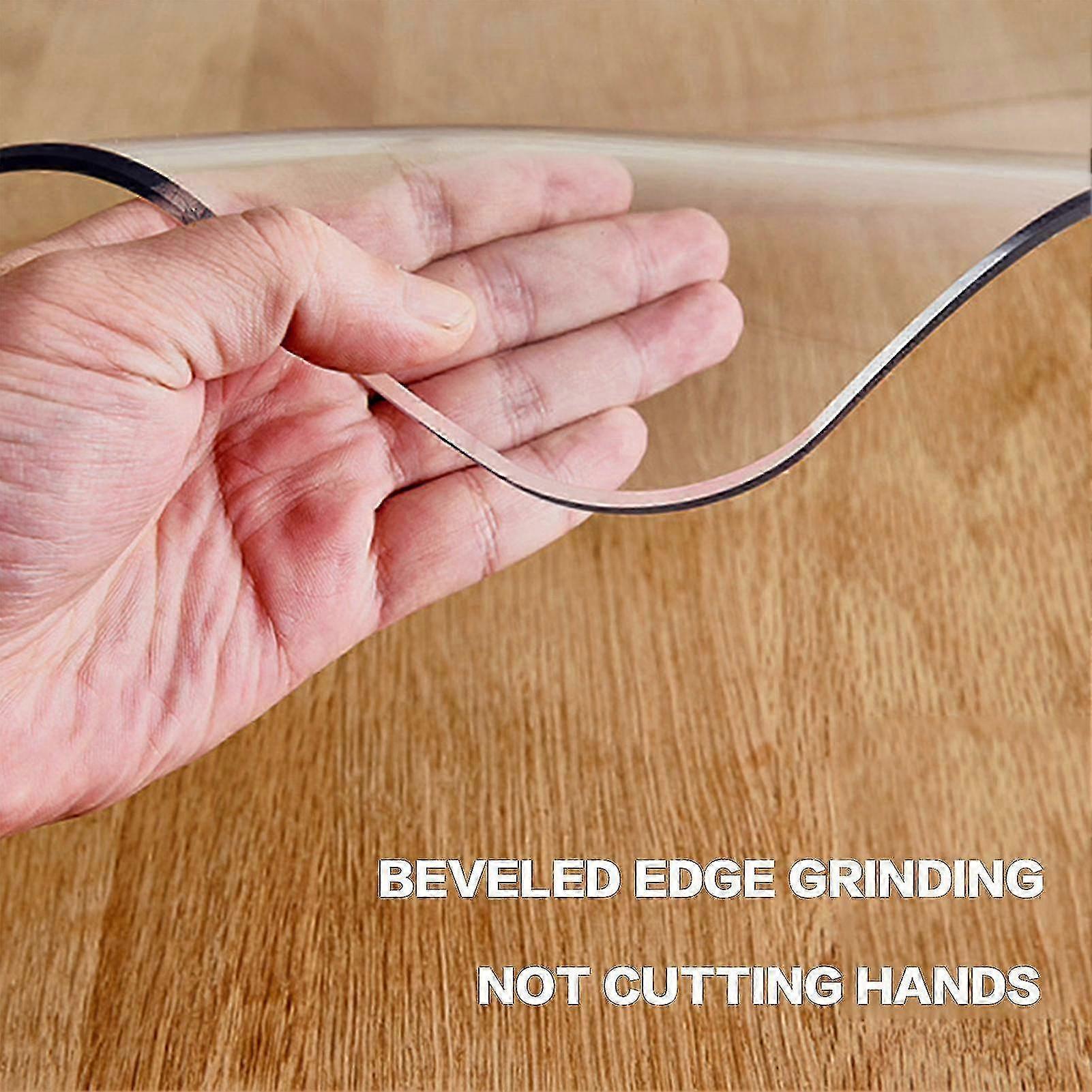 5 Sizes Clear Pvc Table Cover Protector Round Pvc Tablecloth 2.0mm ...